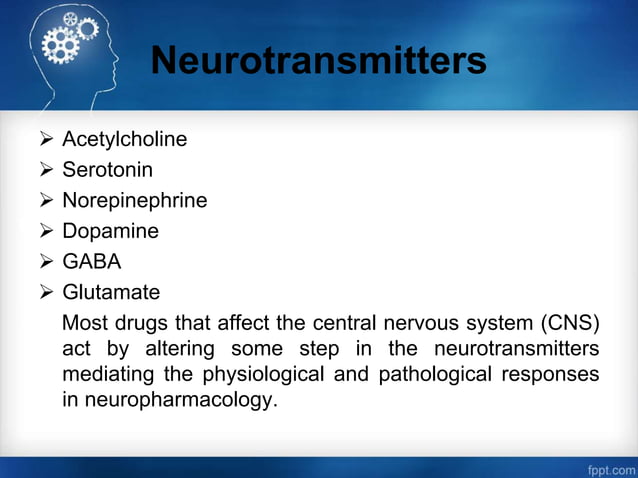 Introduction to cns pharmacology | PPTX