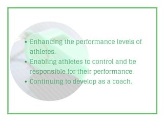 A Sports Coaching Introduction | PDF