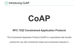 Introduction to CoAP | PPTX