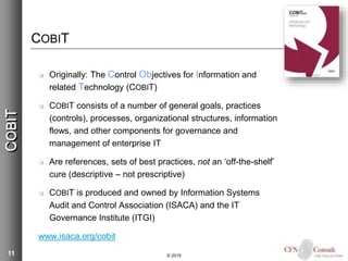 Introduction to COBIT 2019 and IT management | PPTX