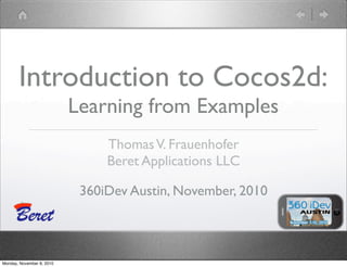 Introduction to Cocos2d | PPT