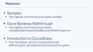 Introduction to CocosSharp | PPT