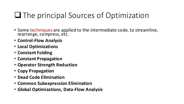 Introduction To Code Optimization By Dipankar