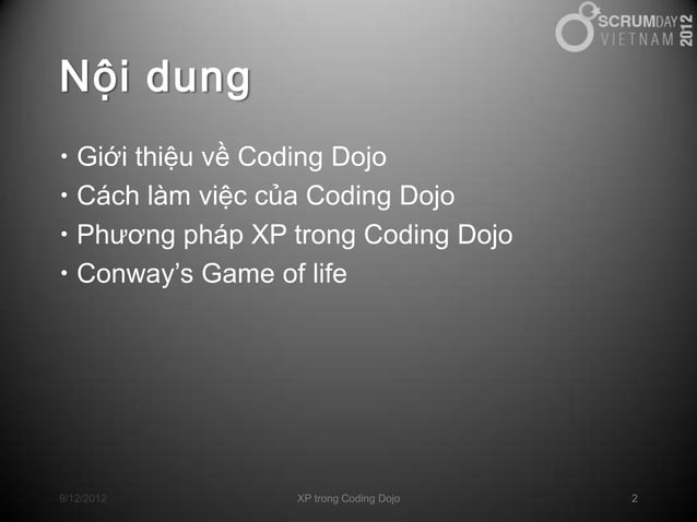 giới thiệu về coding dojo | PPT
