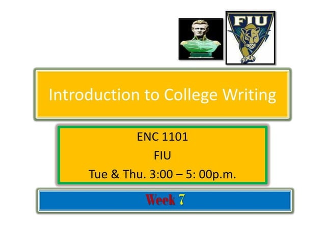 Introduction To College Writing | PDF