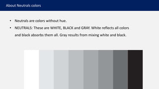 Introduction to color theory for Multimedia Students | PPTX
