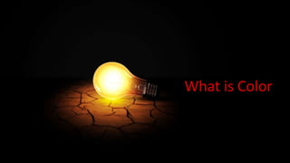 Introduction to color theory for Multimedia Students | PPTX