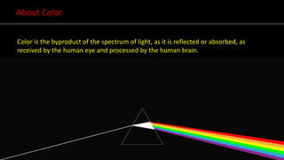 Introduction to color theory for Multimedia Students | PPTX