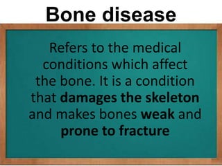 Introduction to Common Bone Disorders | PPTX