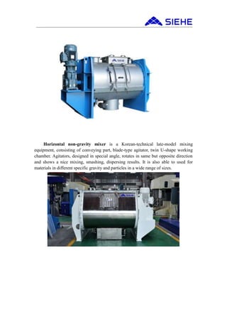 Introduction to Common Powder Mixing Equipment | DOCX