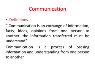 Introduction to communication | PPTX
