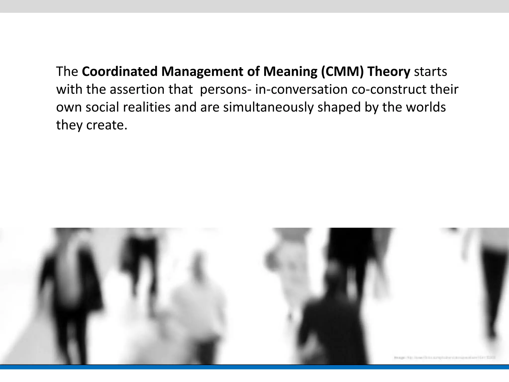 Introduction to communication coordinated management of meaning | PDF