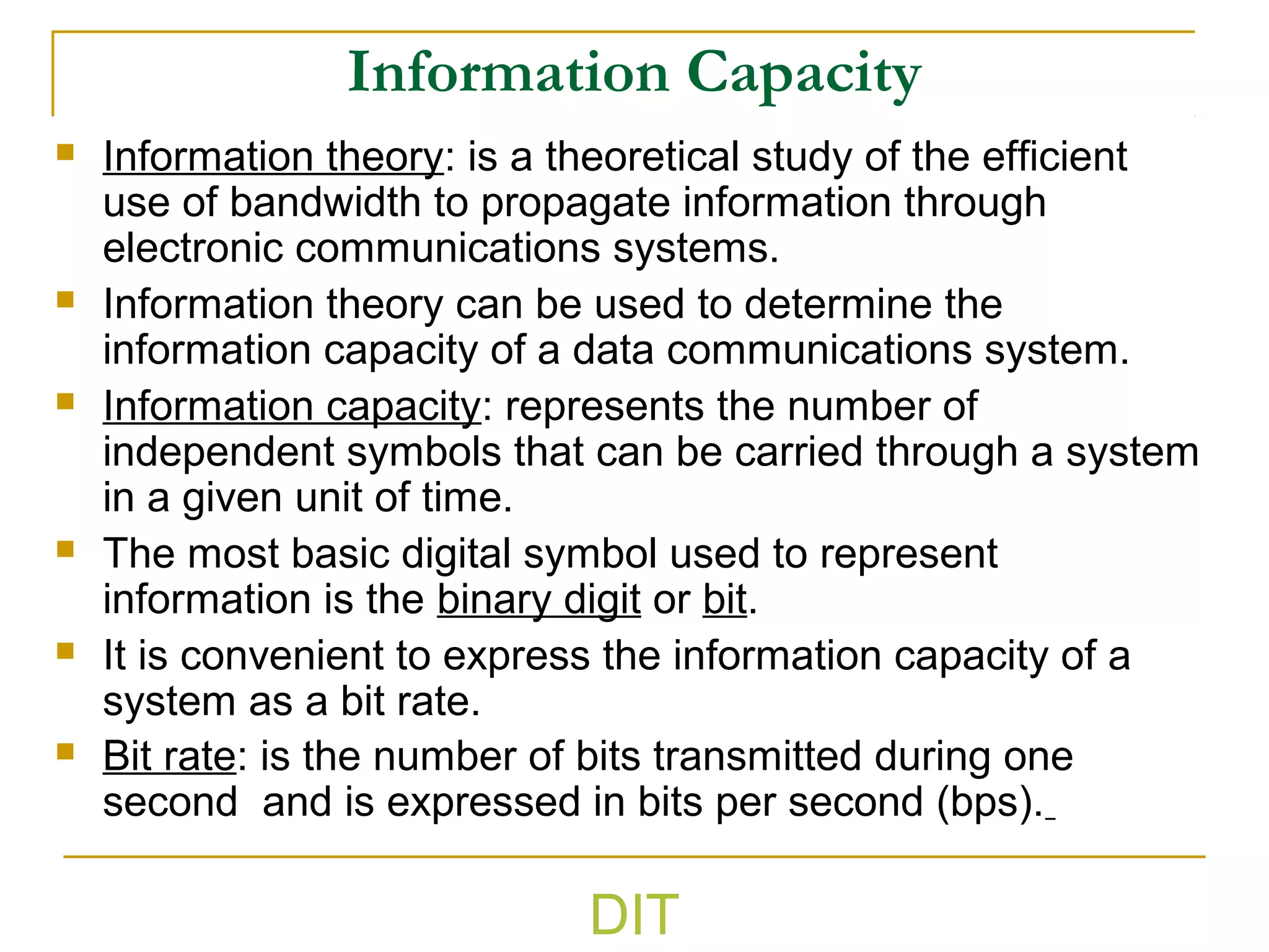 Introduction to communication system lecture1 | PPT