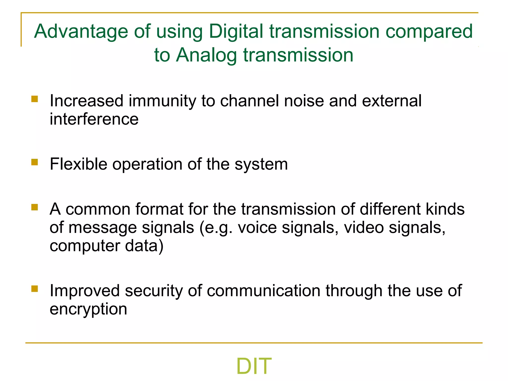 Introduction to communication system lecture1 | PPT