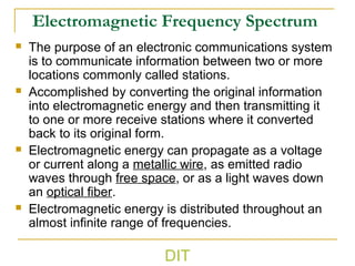 Introduction to communication system lecture1 | PPT