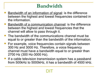 Introduction to communication system lecture1 | PPT