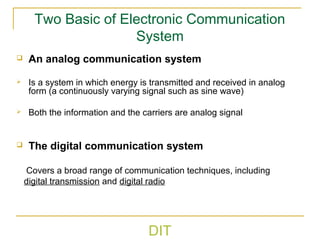 Introduction to communication system lecture1 | PPT
