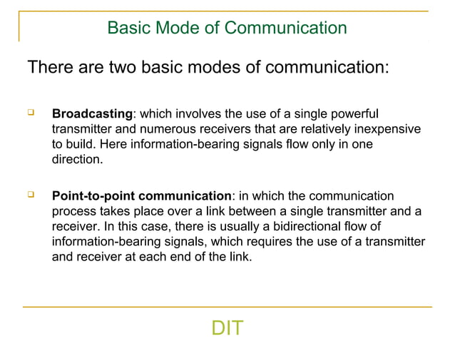Introduction to communication system lecture1 | PPT | Digital Audio | Computer Software and ...