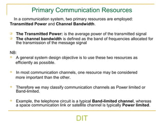 Introduction to communication system lecture1 | PPT