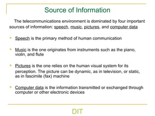 Introduction to communication system lecture1 | PPT