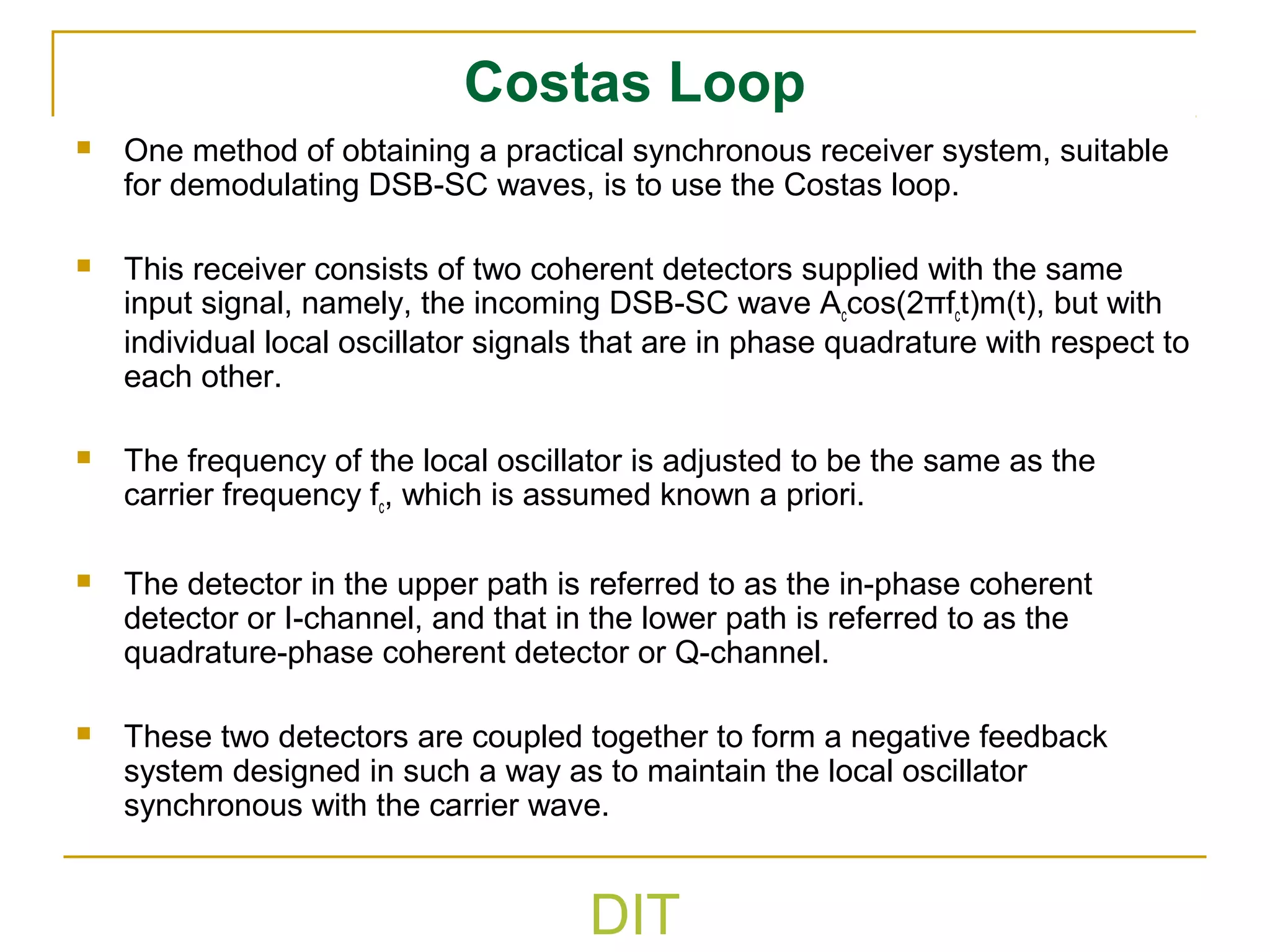 Introduction to communication system lecture2 | PPT