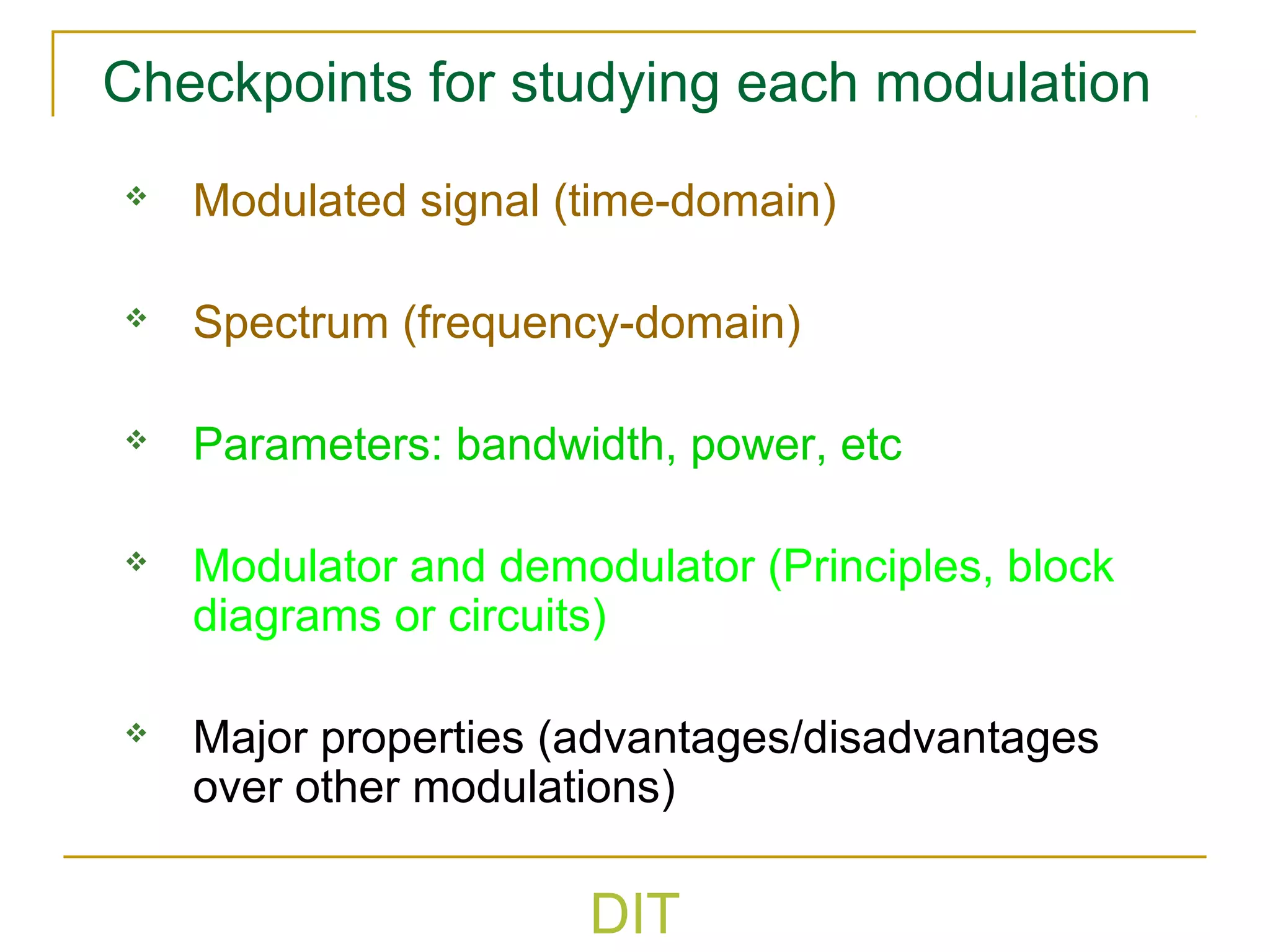 Introduction to communication system lecture2 | PPT