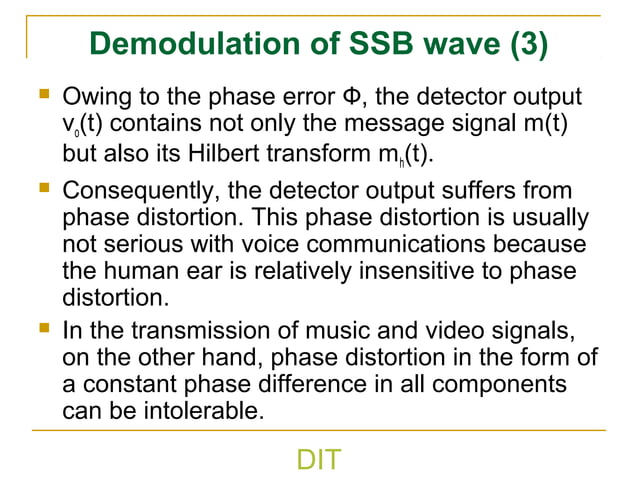 Introduction to communication system lecture2 | PPT
