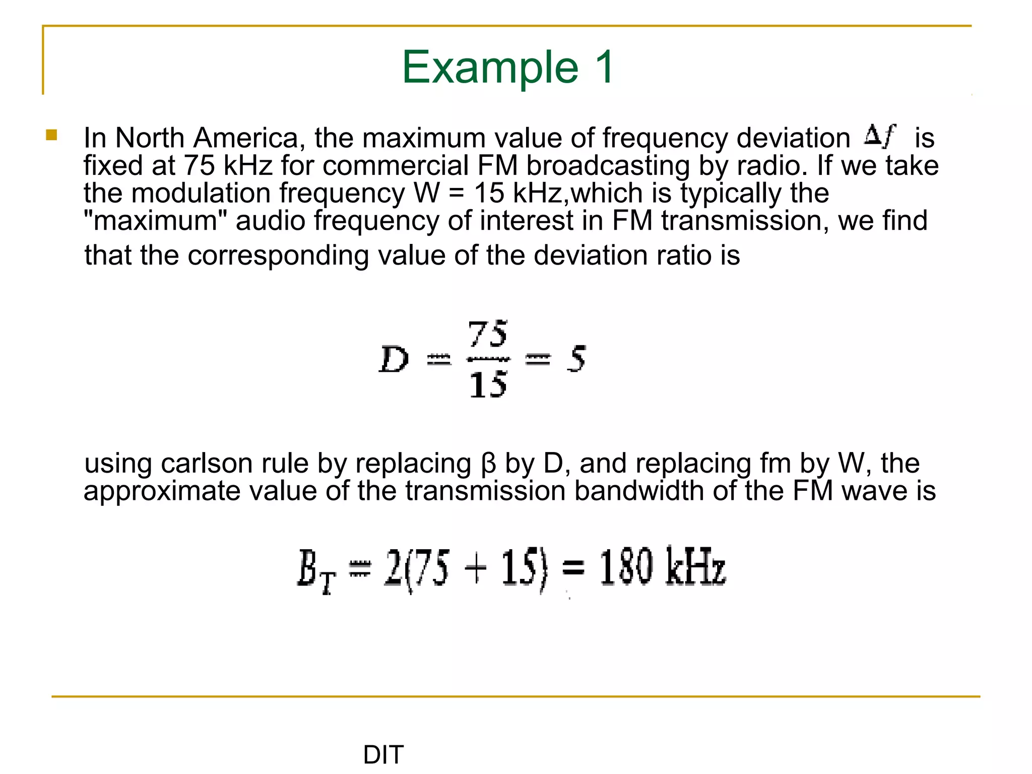 Introduction to communication system lecture3 | PPT
