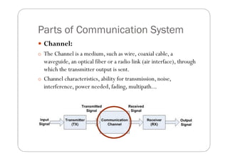 Introduction to communication systems | PDF