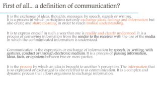 Introduction to communication theory | PPTX