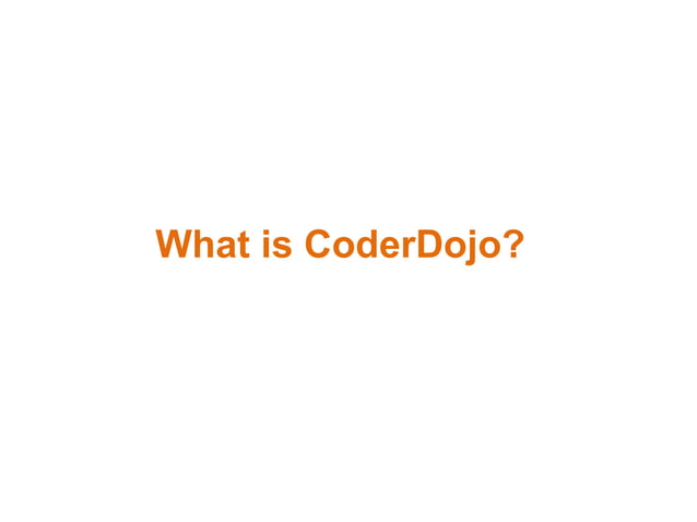 An Introduction to Community Coding Clubs - CoderDojo WA | PPT