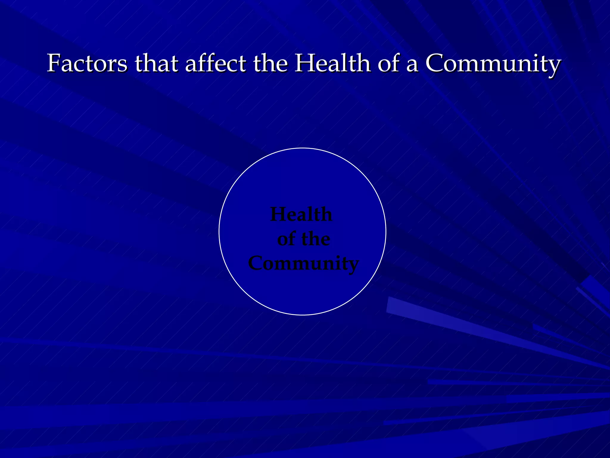 Introduction to community health | PPT
