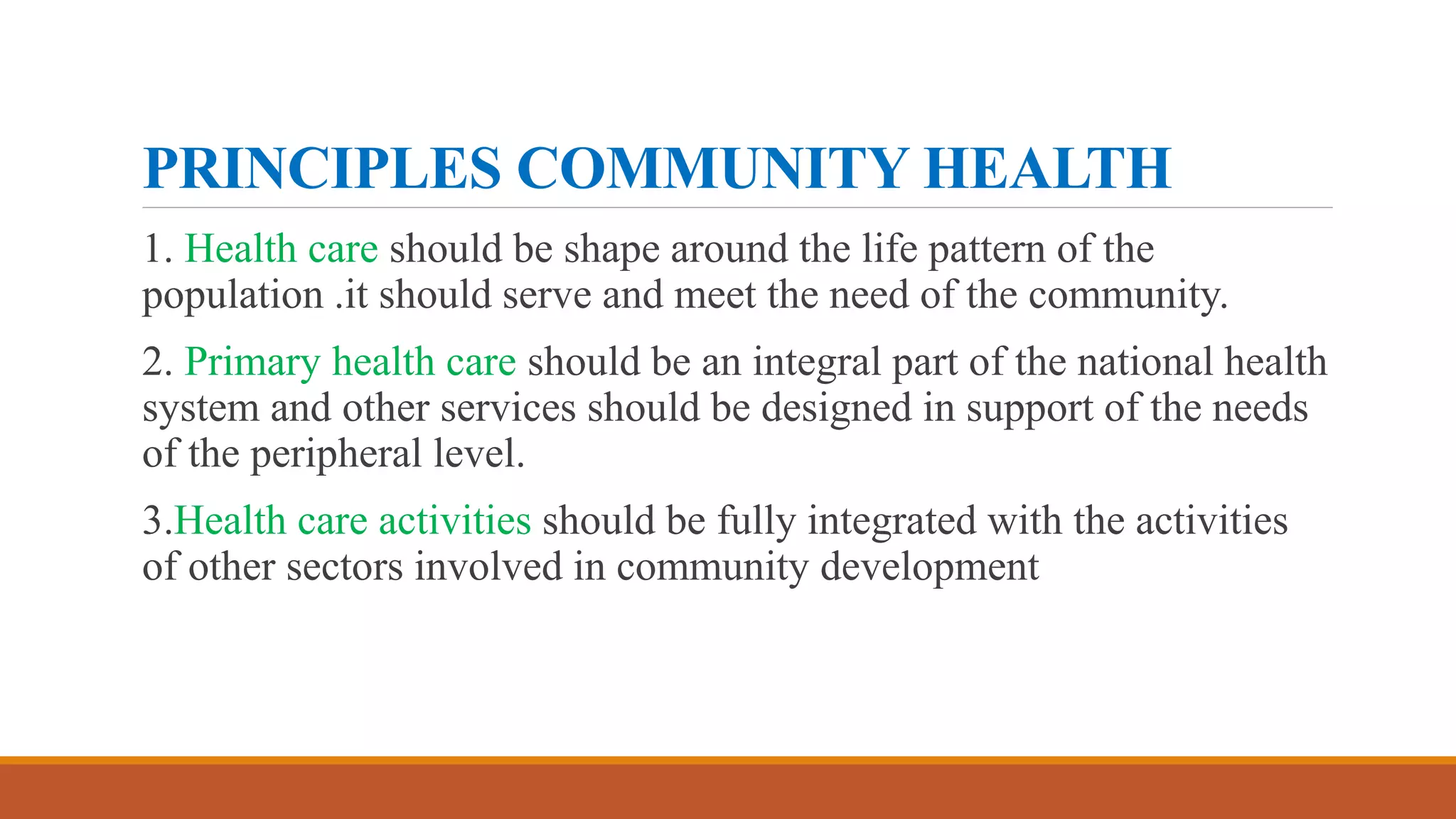 Introduction to community health nursing | PPTX