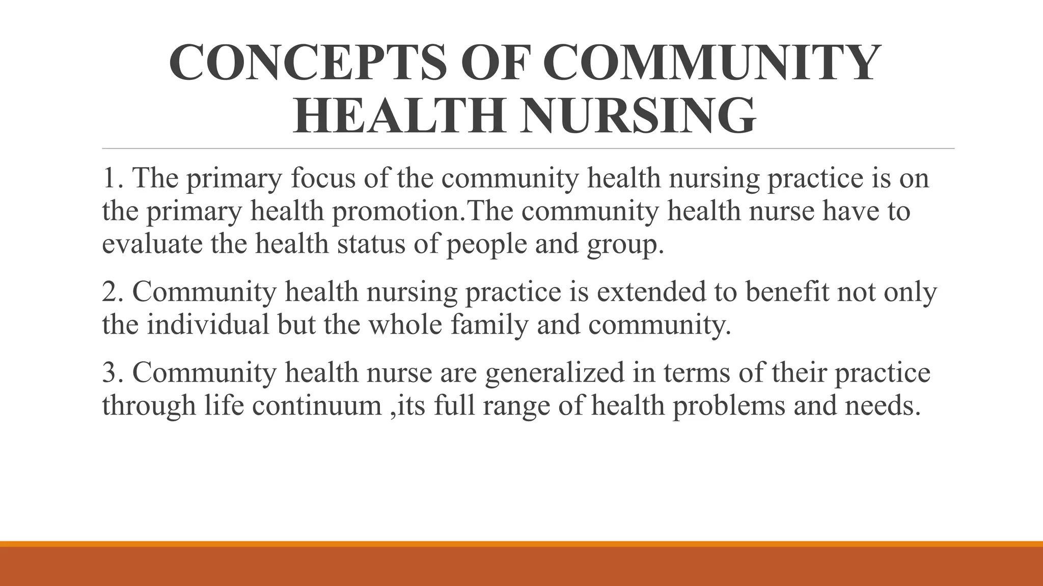 Introduction to community health nursing | PPTX