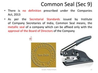 Introduction to company, nature character | PDF