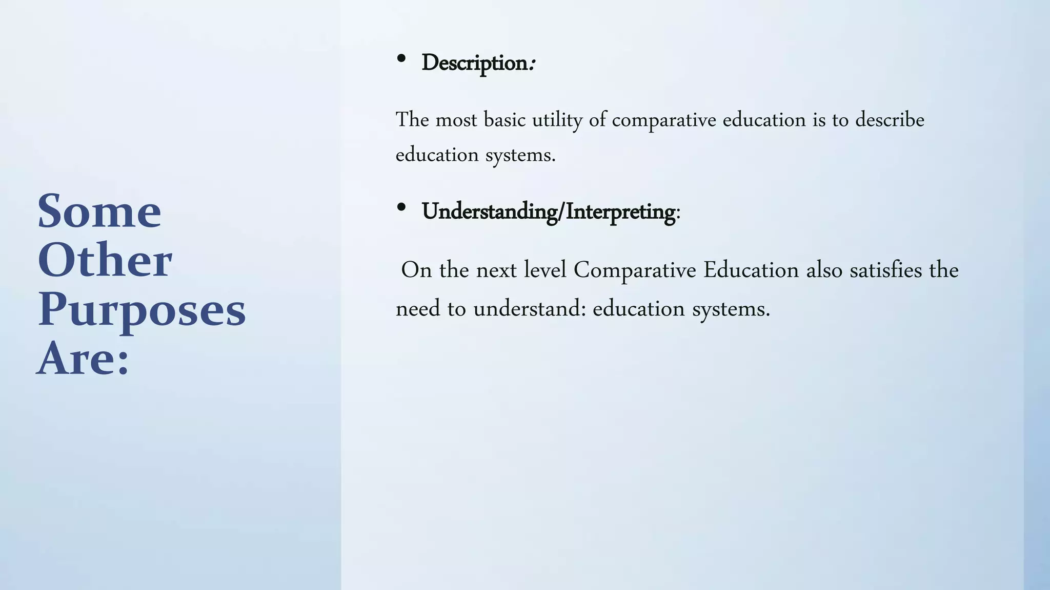Introduction to comparative education | PPTX