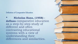 Introduction to comparative education | PPTX
