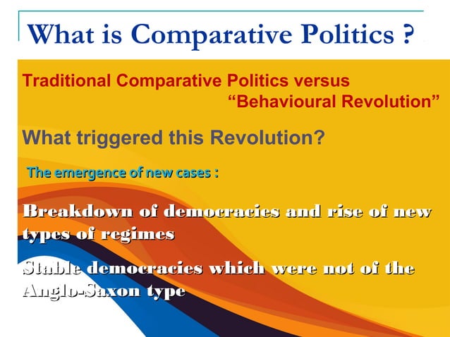 Introduction to Comparative Politics | PPT