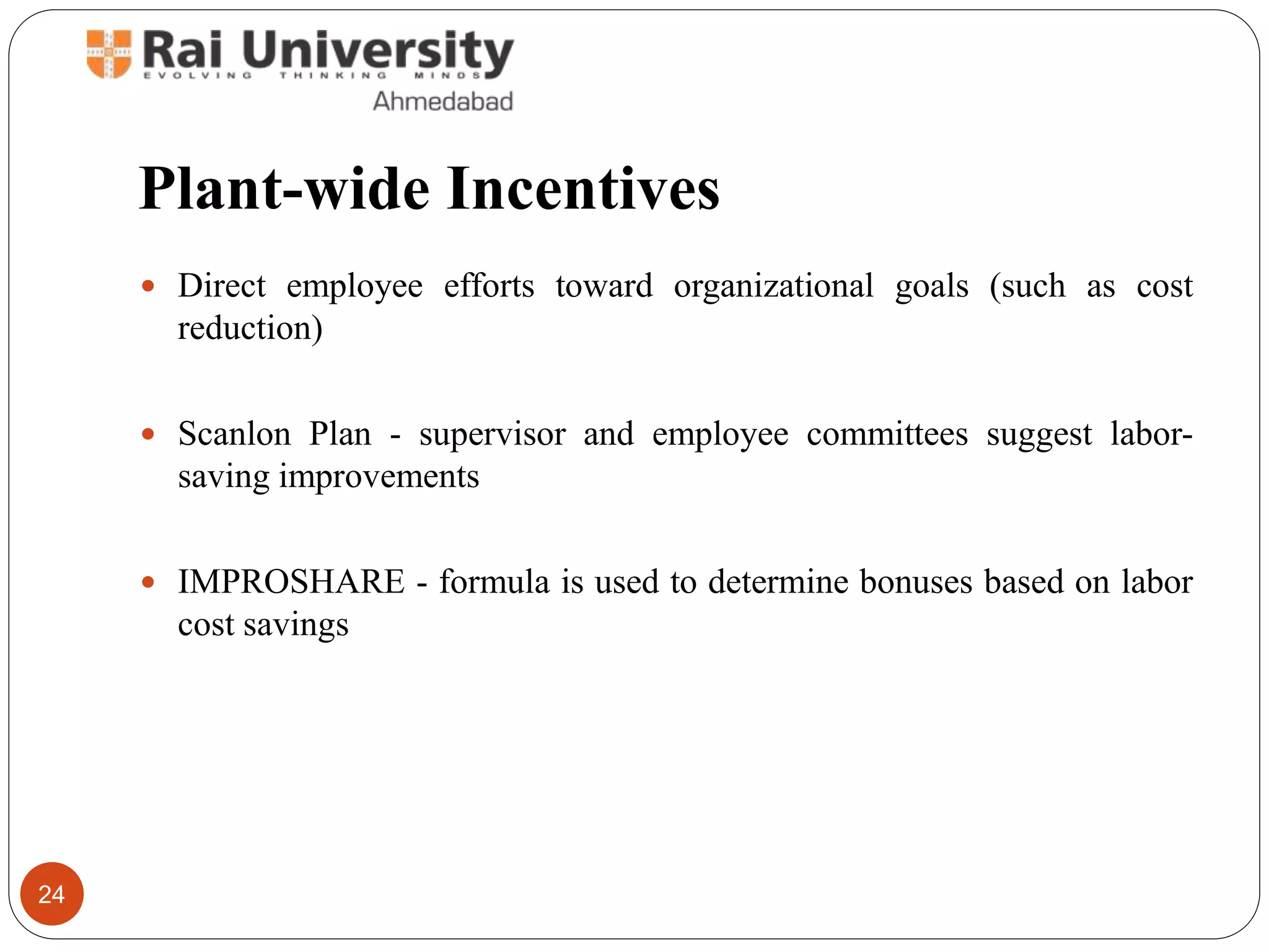 Introduction to compensation meaning and objectives | PPTX