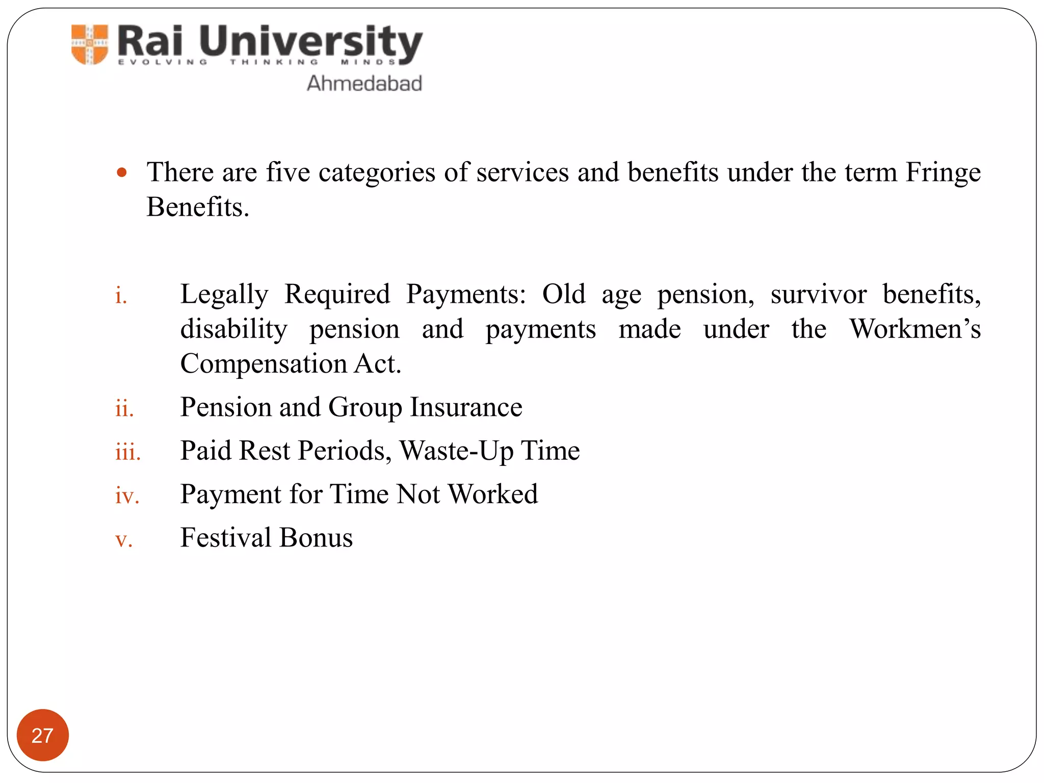Introduction to compensation meaning and objectives | PPTX