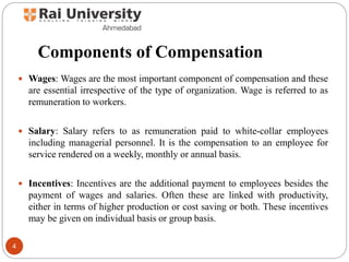Introduction to compensation meaning and objectives | PPT
