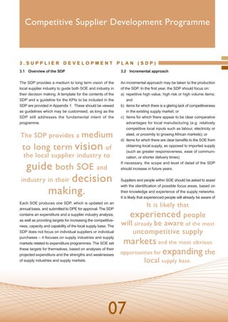 Introduction to competitive supplier dev prog | PDF