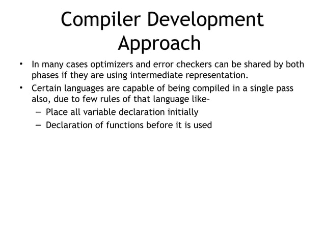 Introduction to compiler | PPT