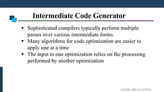 Introduction to Compiler by Md. Hasan Imam Bijoy | PPTX | Programming ...