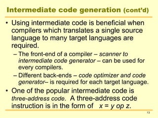 Introduction to compilers | PDF | Programming Languages | Computing