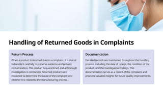 Introduction to Complaints in Quality Assurance on Slideshare by Raj ...