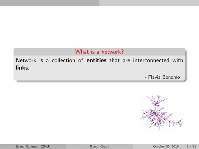 Introduction to Complex Networks | PPT