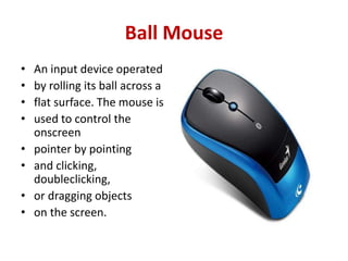 Introduction to components of computer system | PPTX