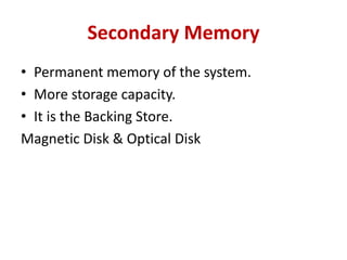 Introduction to components of computer system | PPTX