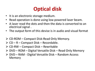 Introduction to components of computer system | PPTX